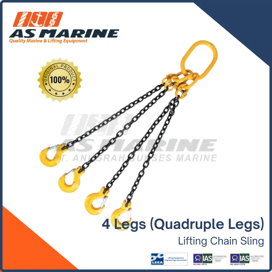 Lifting Chain Sling 4 Legs PT Anugrah Sukses Marine Lifting Chain Sling 4 Legs PT Anugrah Sukses Marine
